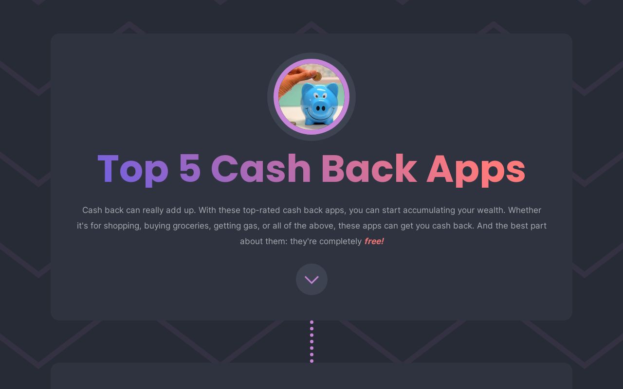 Top 5 Cash Back Apps